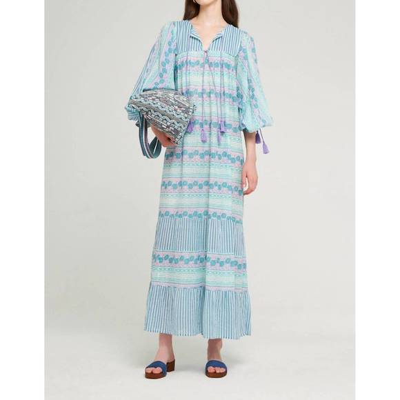 Antik Batik | Dresses | New Antik Batik Amelie Maxi Dress In Blue | Poshmark